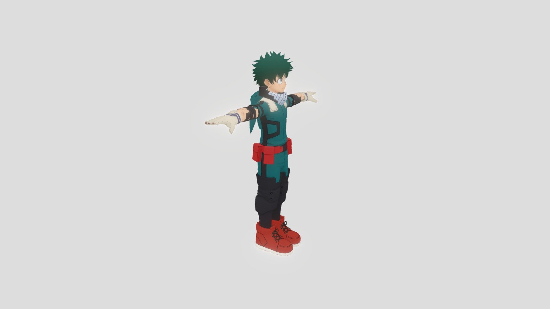 Izuku Midoriya shootout to person who made it - Download Free 3D model ...