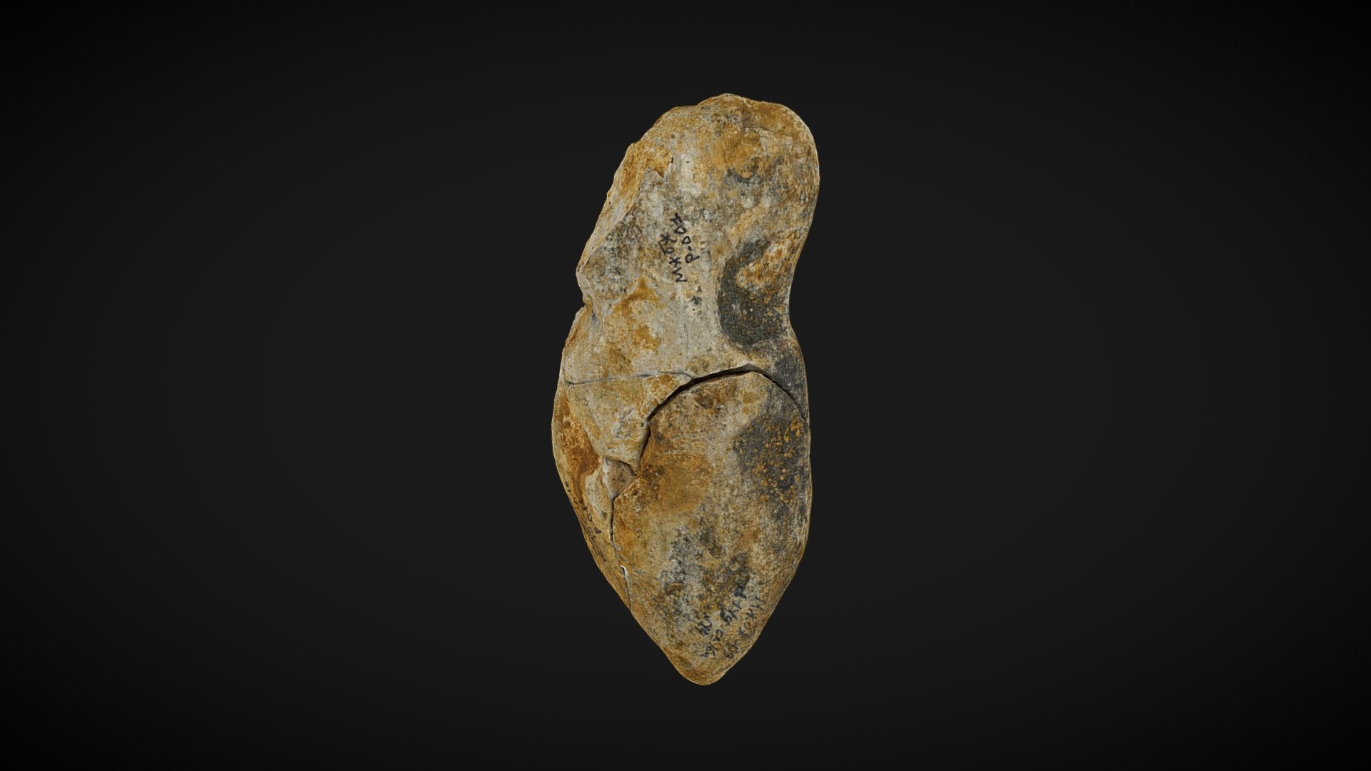Flint pebble refitting (Medzhybizh 1) - 3D model by Naumenko_Oleksandr ...
