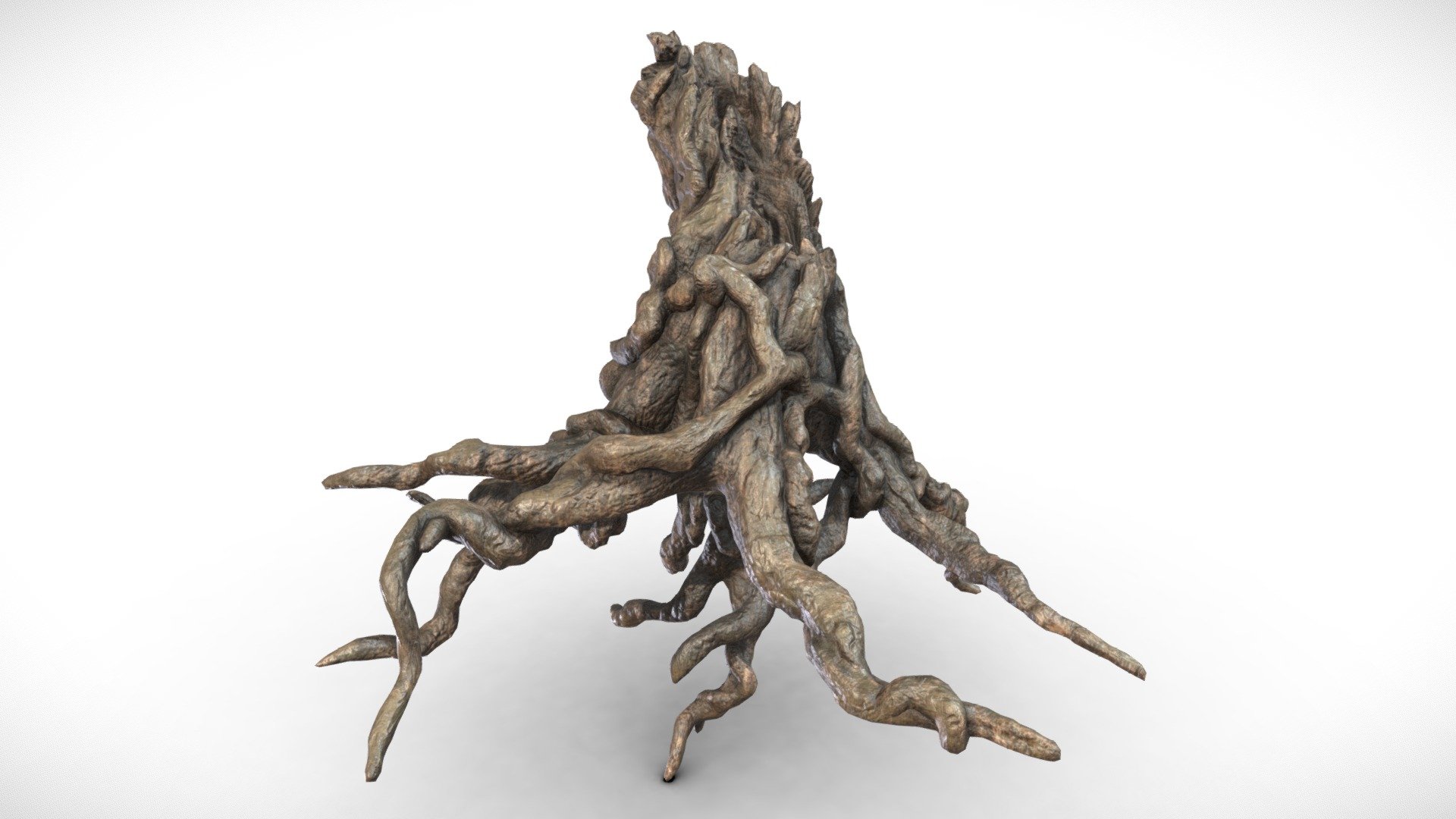 Fantasy Forest Tree Stump A - Scary Dead Roots - Buy Royalty Free 3D ...