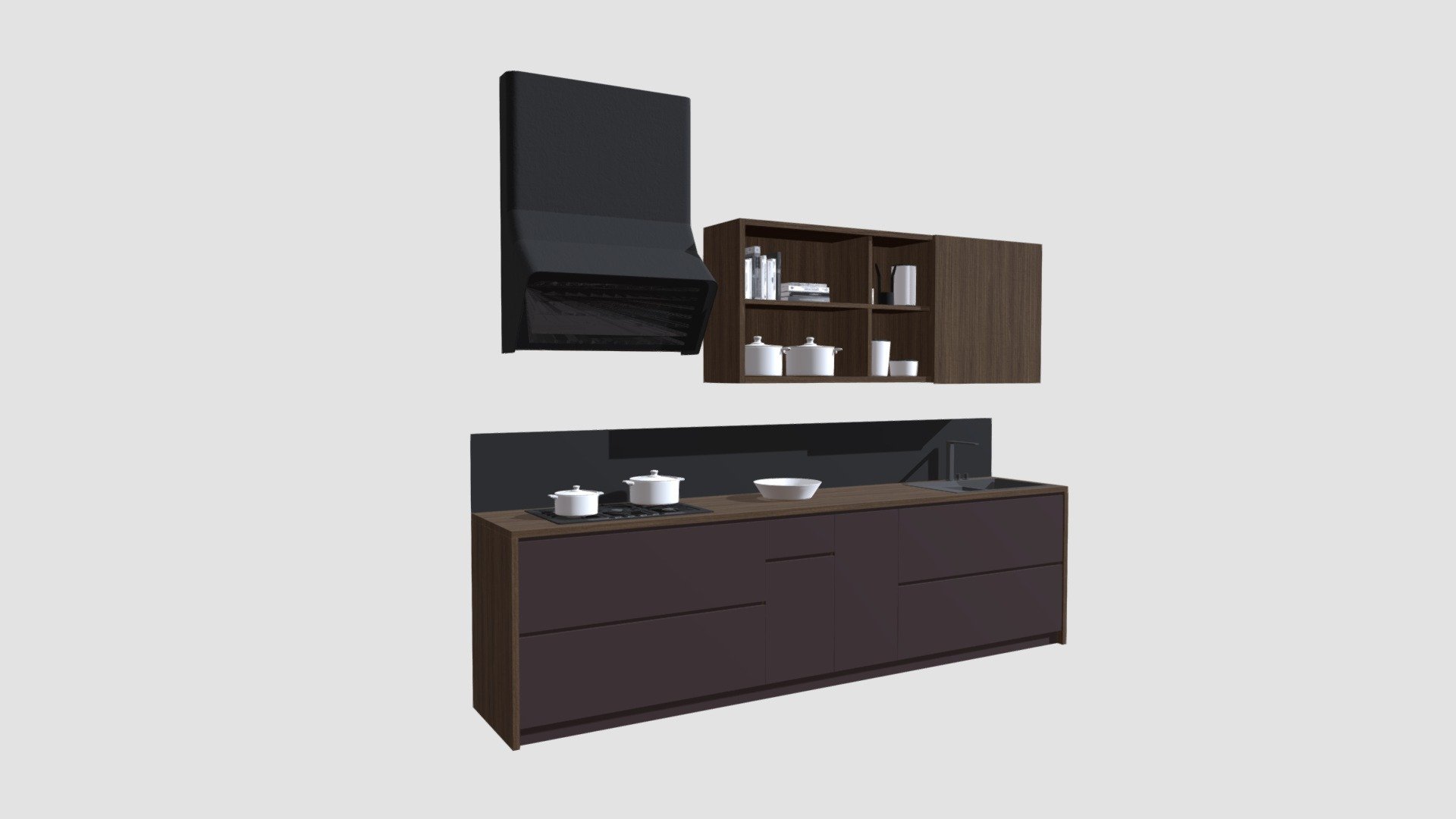 kitchen - Buy Royalty Free 3D model by Evermotion [cb41e62] - Sketchfab ...
