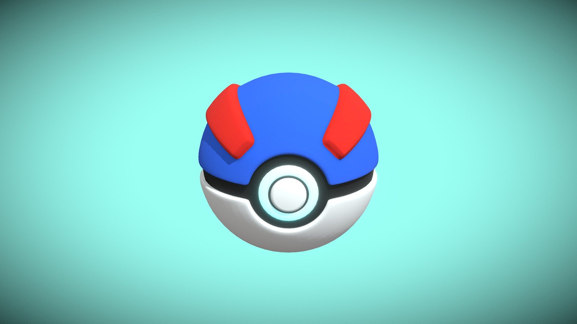 Great Ball - Pokemon - 3D model by Gitschi [cb426f0] - Sketchfab