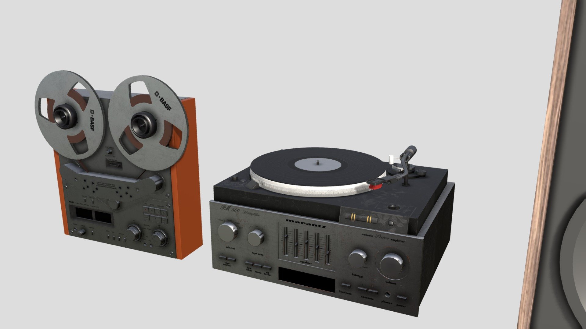 80s HiFi Stereo Set - Download Free 3D model by paolomanchisi [cb43287 ...