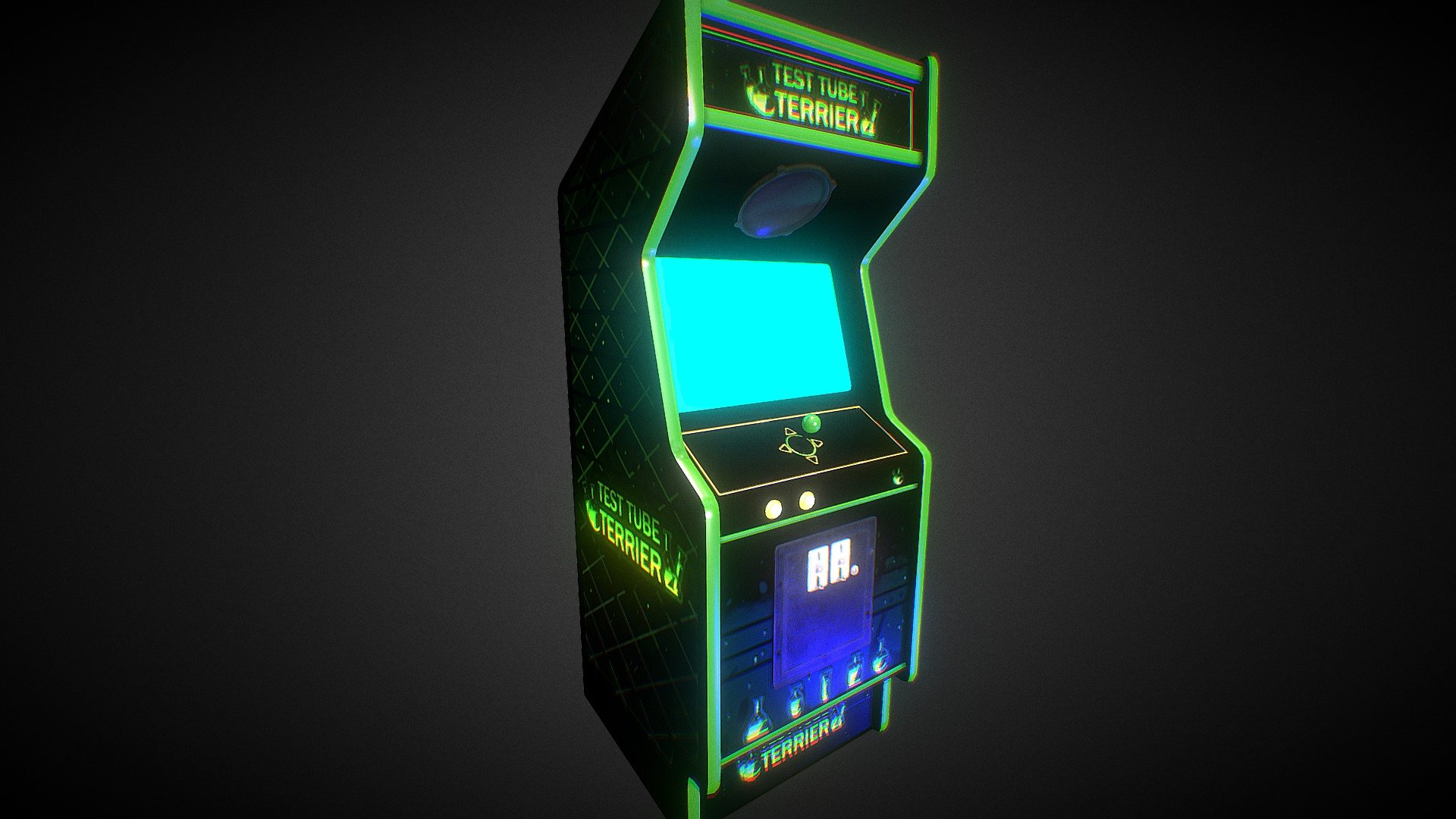FNAF - Security Breach - Test Tube Terrier - Download Free 3D model by ...