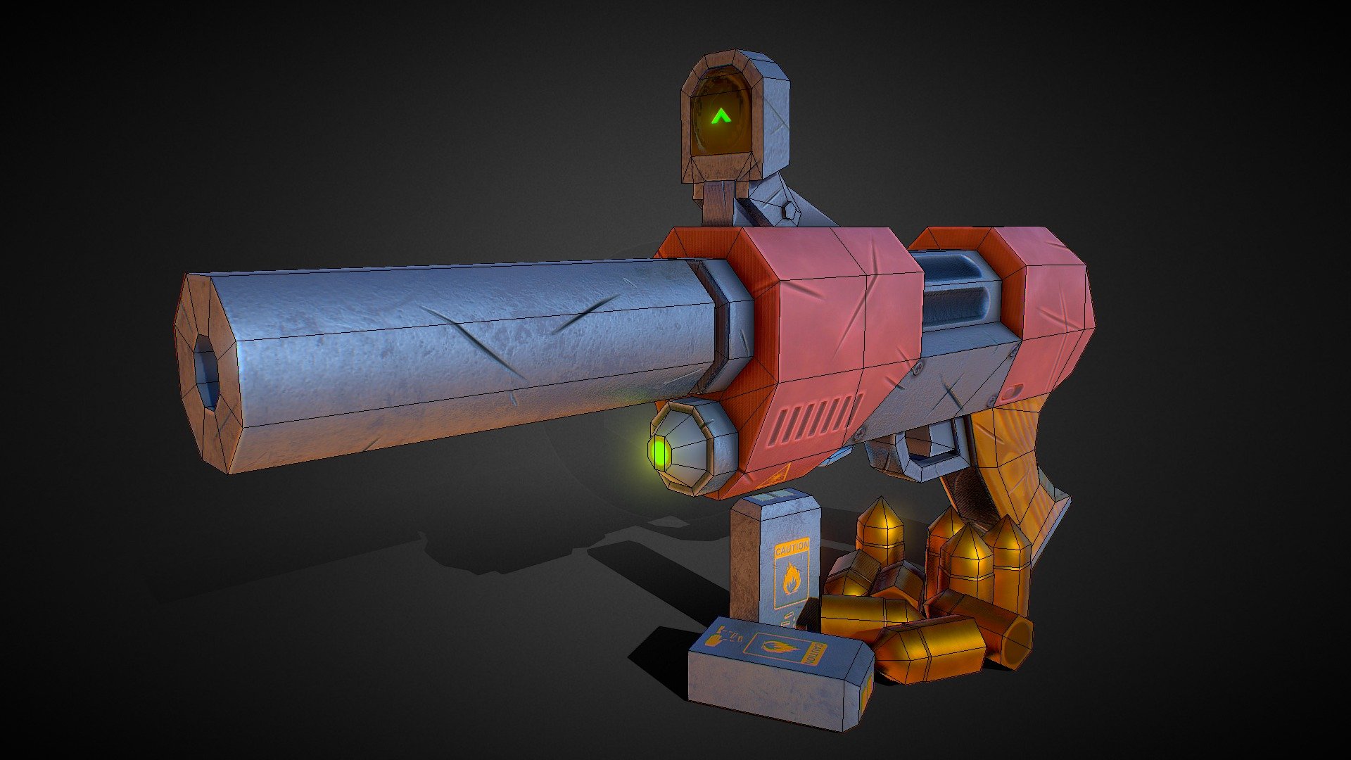 Stylized gun (upgraded) - Buy Royalty Free 3D model by Mr Gicu (@MrGicu ...