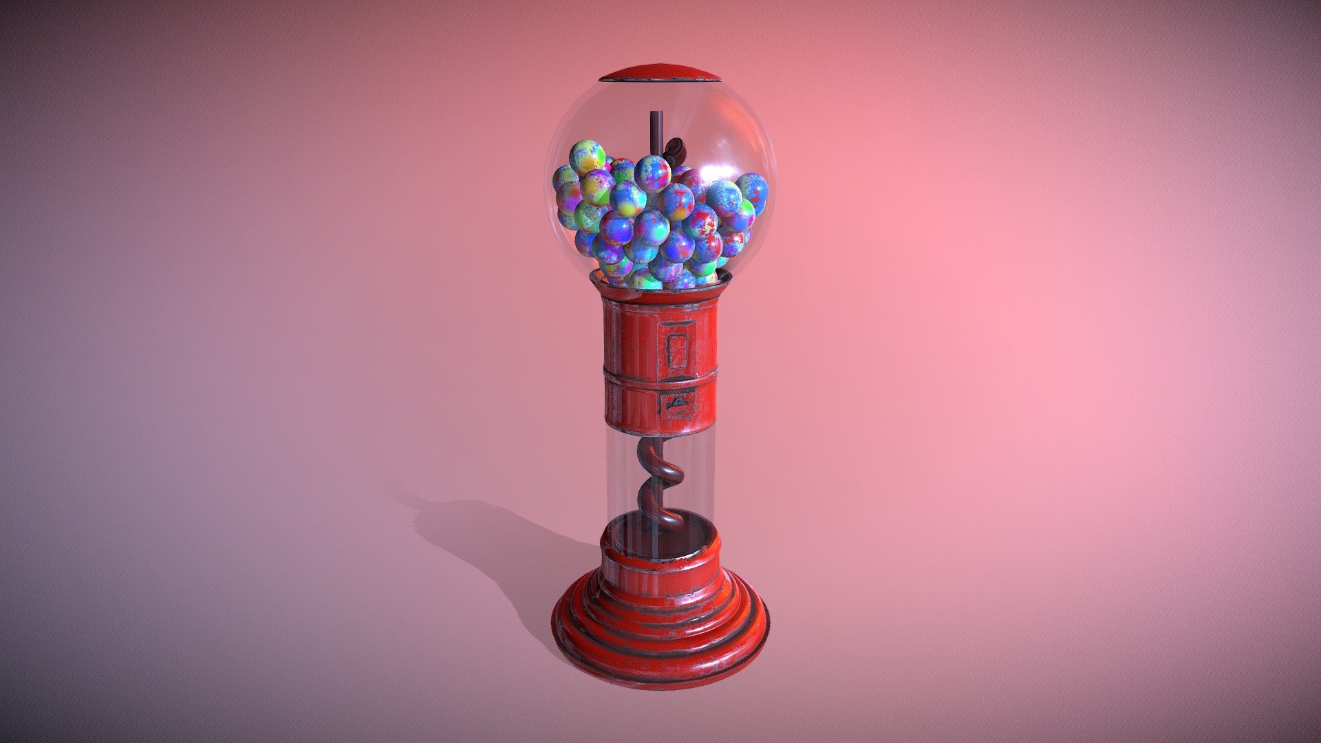 Bubble Gum Machine - Download Free 3D model by DanM97 [cb441c4] - Sketchfab