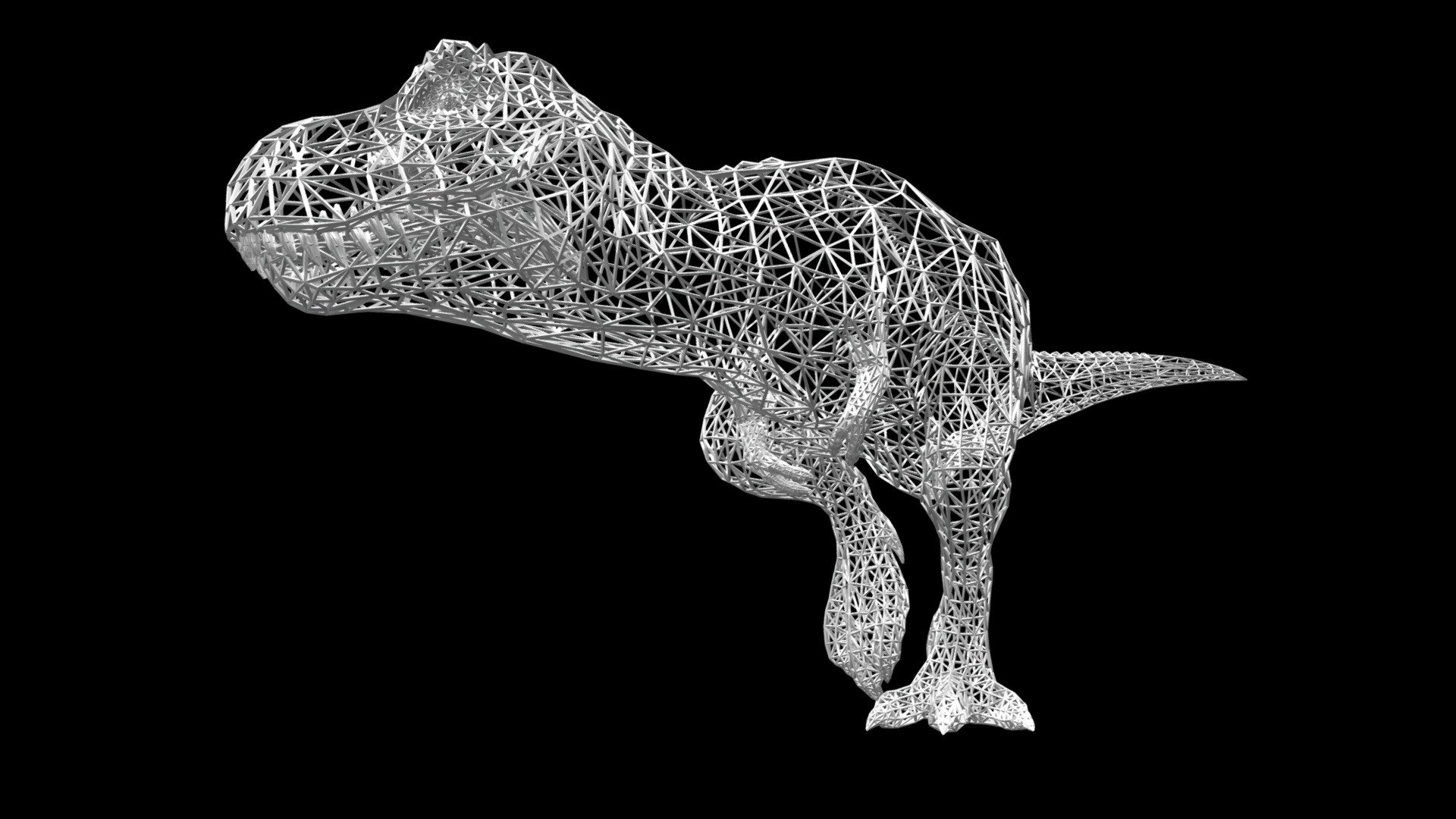 DINOSAUR - WIREFRAME - Buy Royalty Free 3D model by DTA DESIGN STUDIO ...