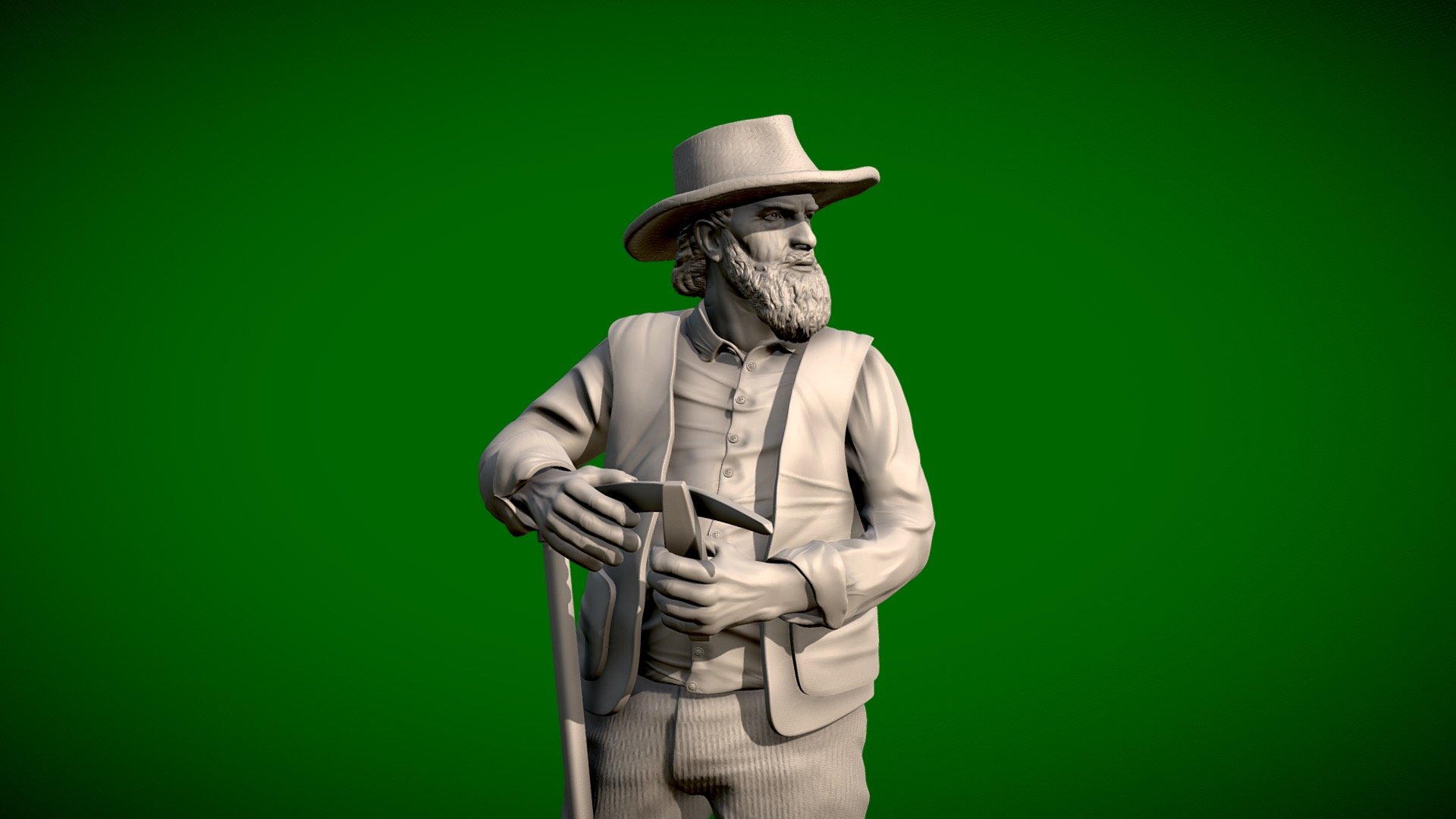 Farm worker - 3d printable - Download Free 3D model by Andy Woodhead ...