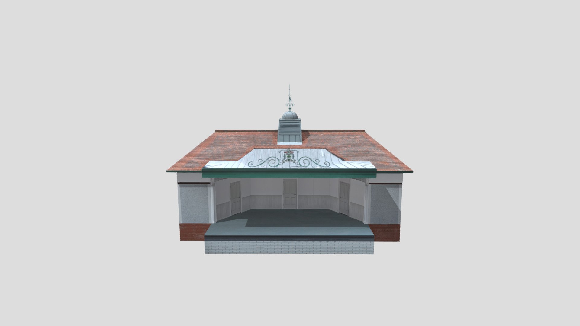 Bandstand, Glasgow - 3D model by Jana Smirinova (@jana_s) [cb48d12 ...