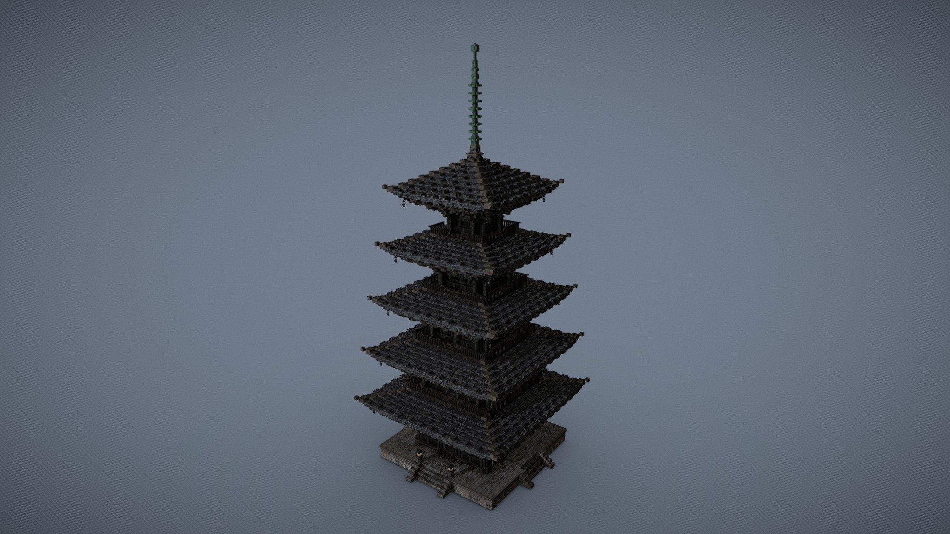 Pagoda - Download Free 3D model by Juoda [cb4a020] - Sketchfab