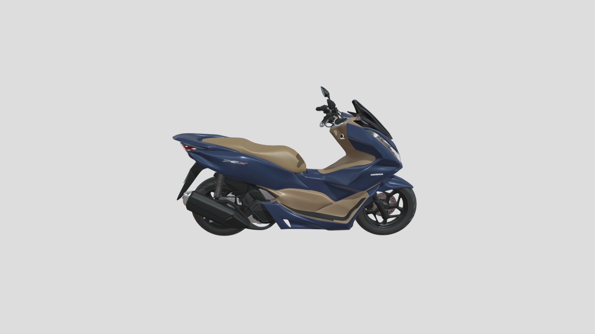 Honda PCX - Download Free 3D model by DevanirGrau [cb4b2c1] - Sketchfab