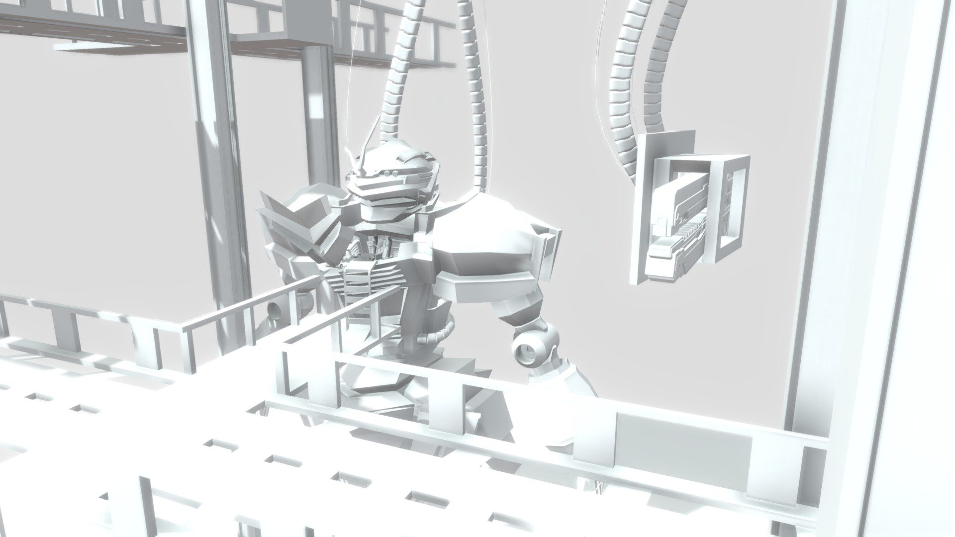 Hangar - Download Free 3D model by Mirza (@zamana) [cb4b832] - Sketchfab