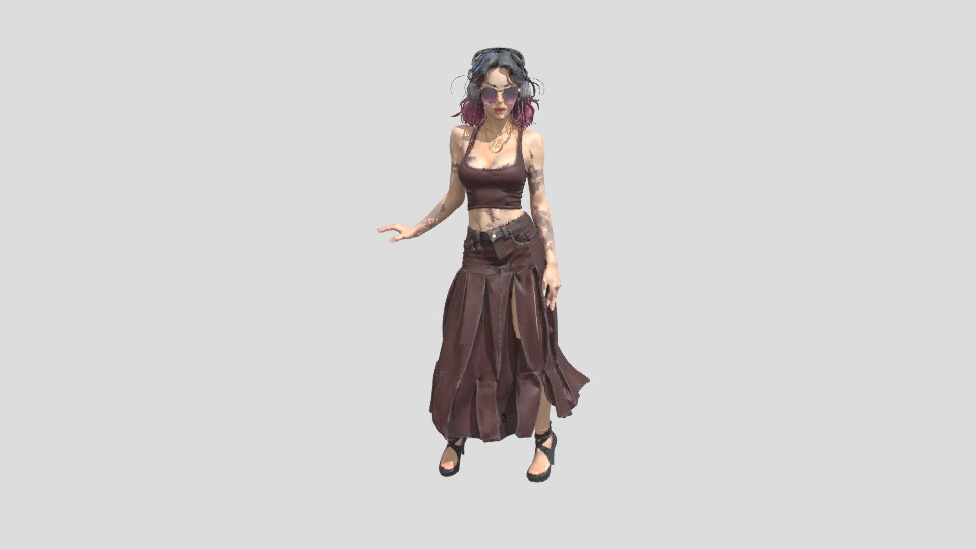female Sunset - Download Free 3D model by Nobleirish (@paulanto.pb ...