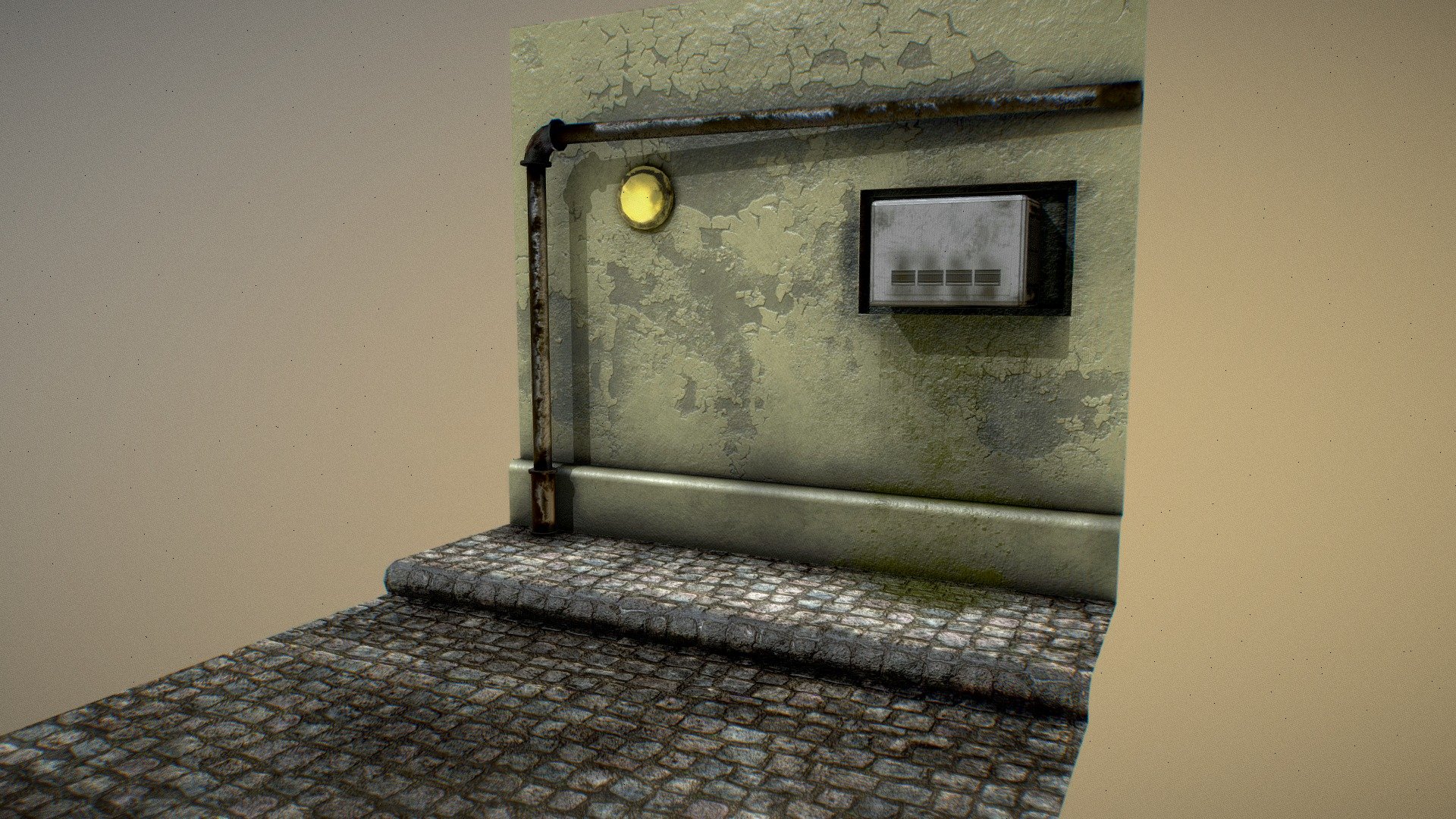 Alley - 3D model by sasposaspo [cb4d5bb] - Sketchfab