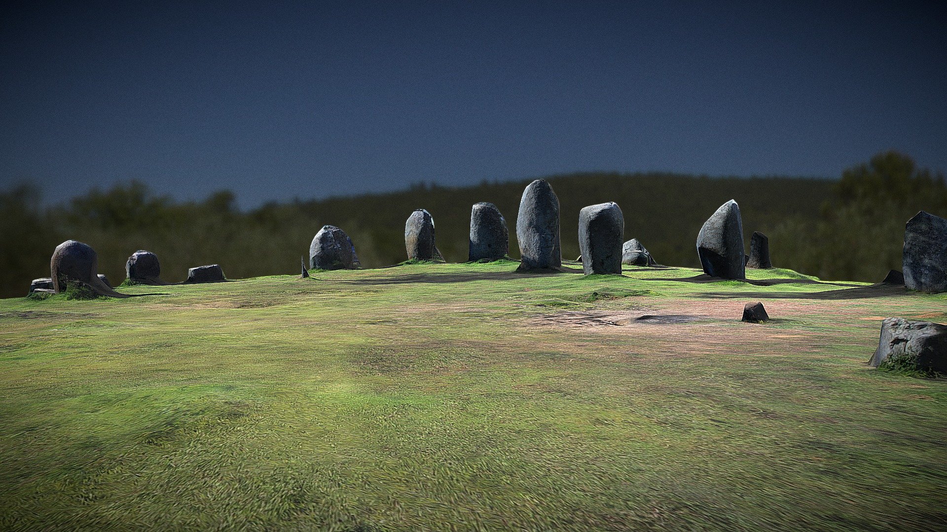 Cromeleque de Vale Maria do Meio - Évora - 3D model by Luís Câmara ...