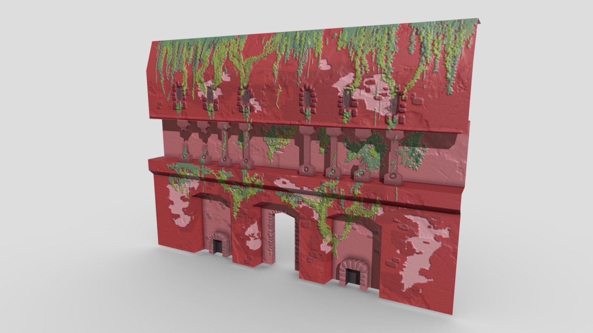 The Red Gate - Download Free 3D model by Fruitgeoff [cb4dcf0] - Sketchfab