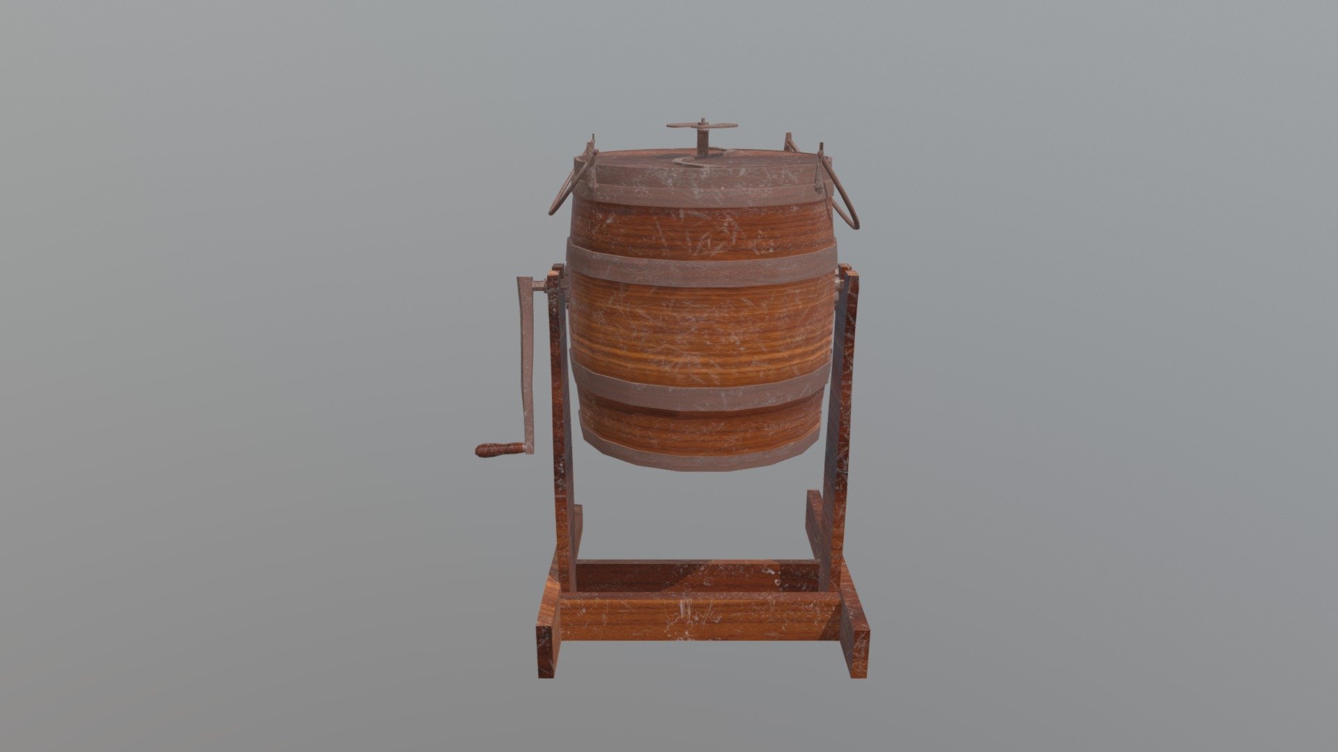 Butter Churn - 3D model by XtinctionWave [cb4e6dc] - Sketchfab