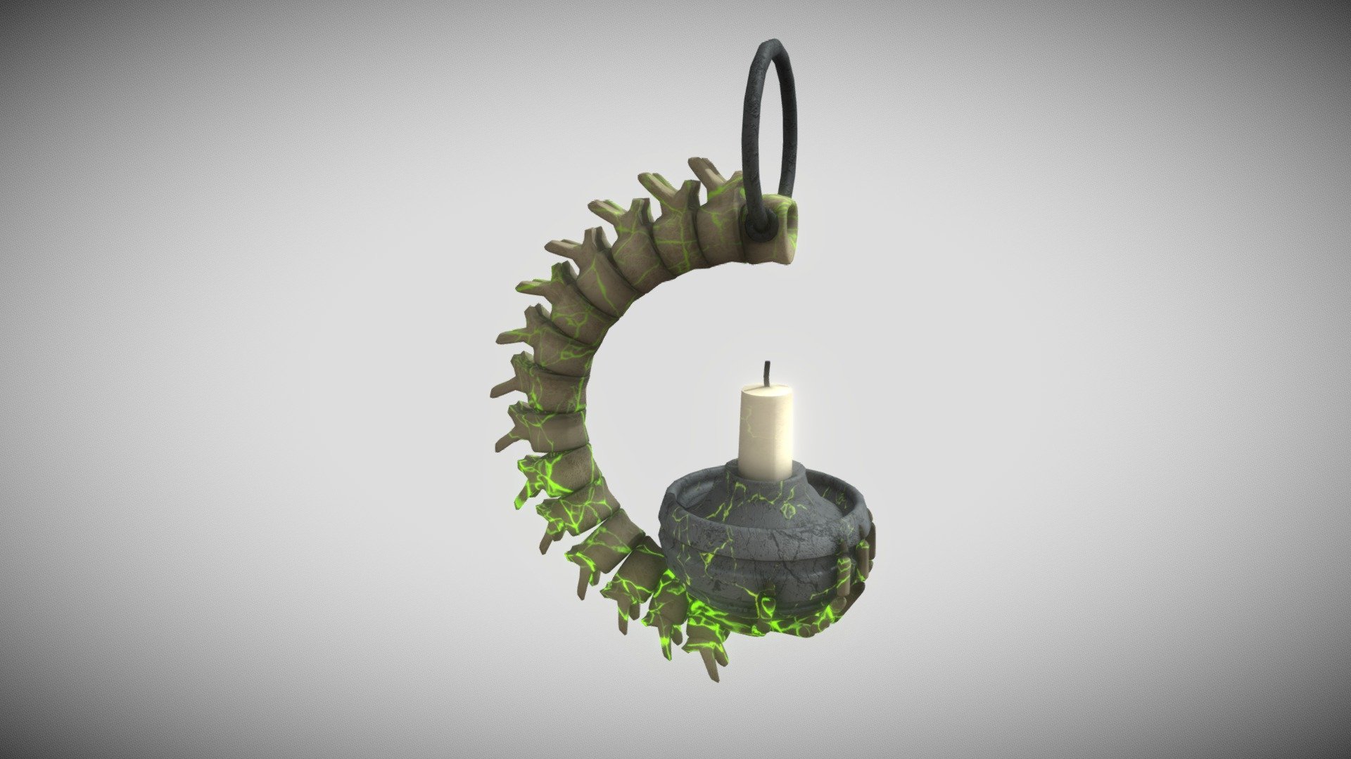 Candle Death - 3D model by IvanBerardi [cb4f4b8] - Sketchfab