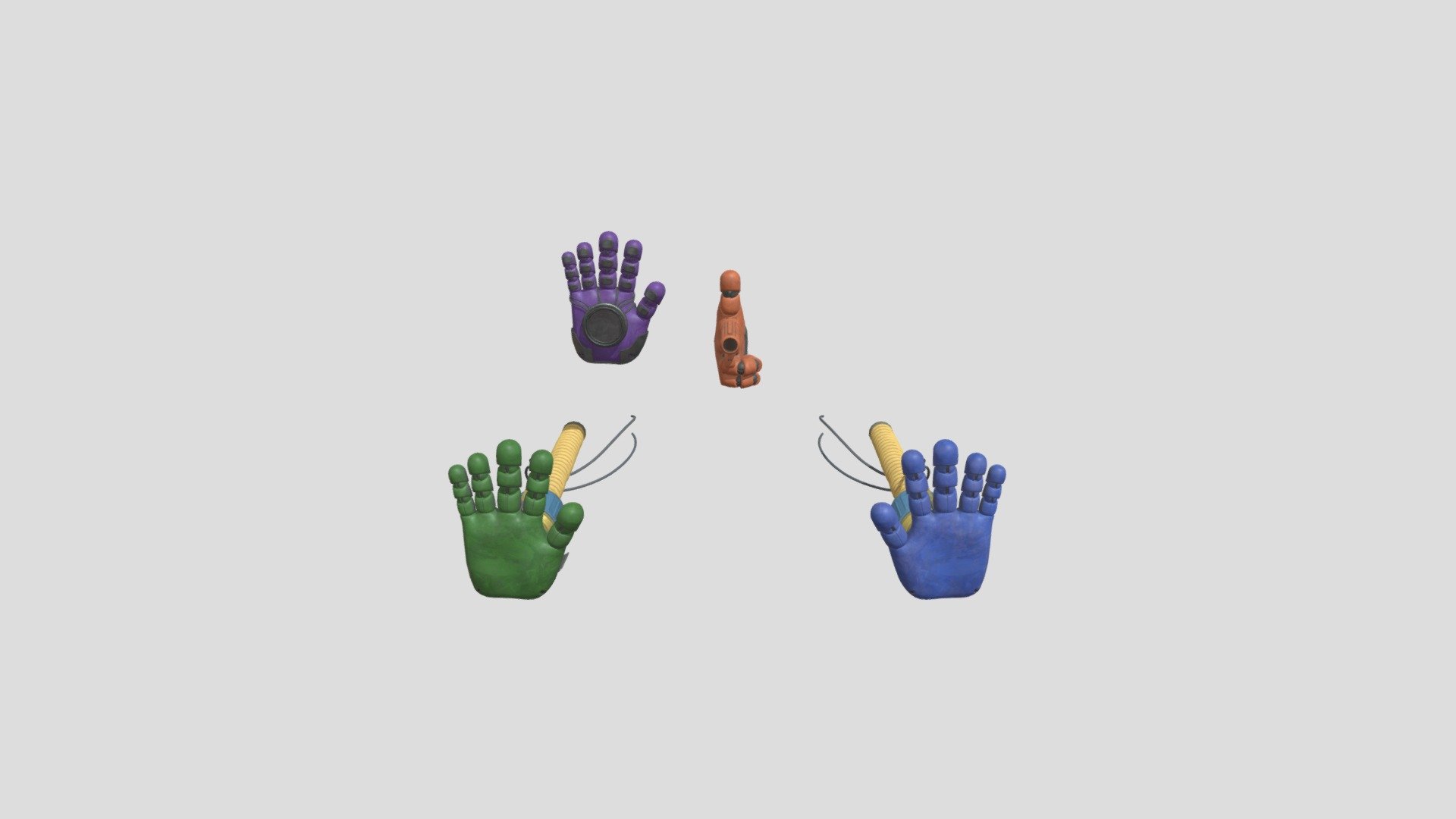 GrabPack 2.0 Poppy Playtime Chp 3 - 3D model by Nice (Soy Un NICE ...