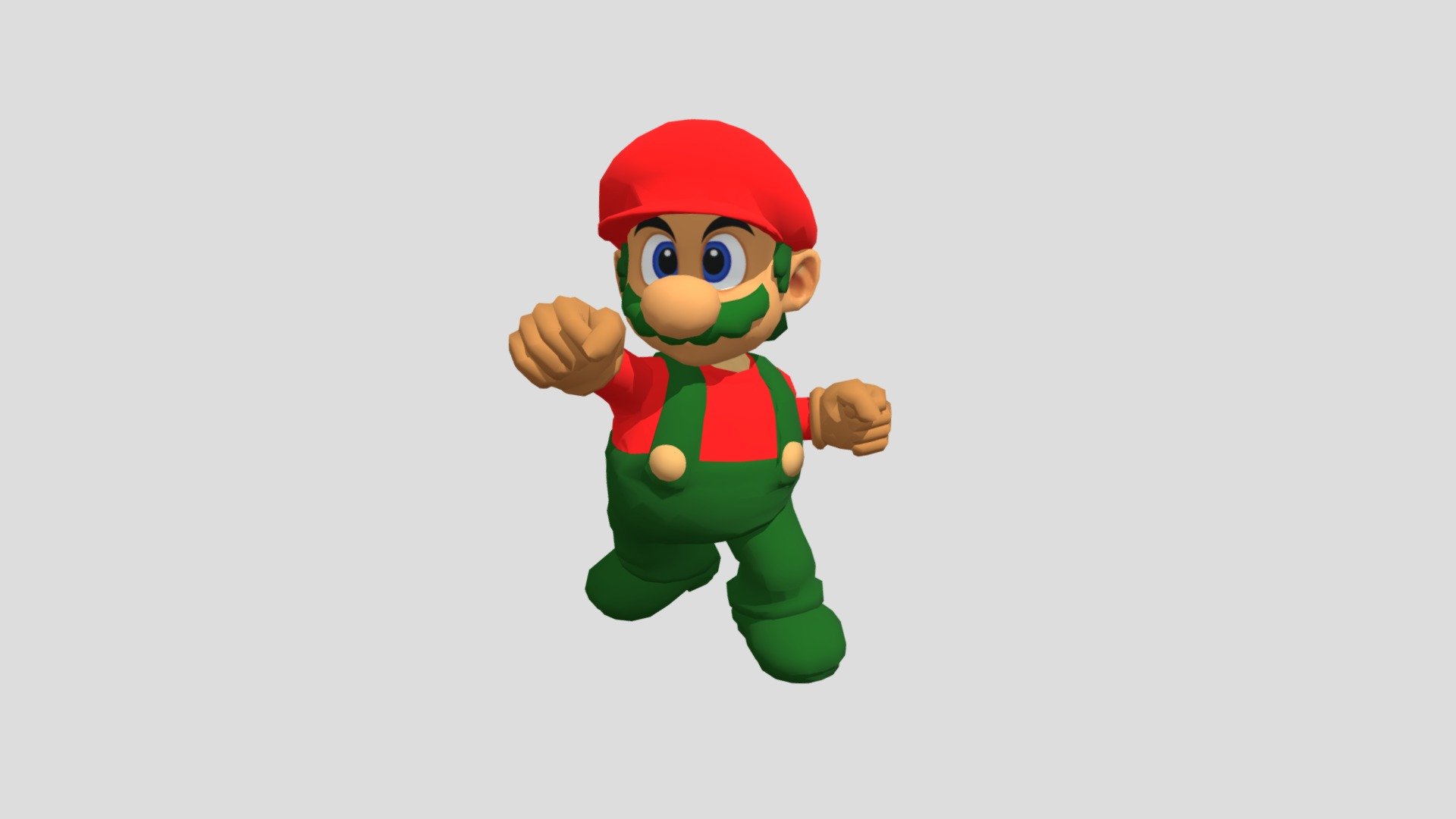 Mario (SMB1) - 3D model by Blue7gou (@Alphabetlorefan2022) [cb521d8 ...