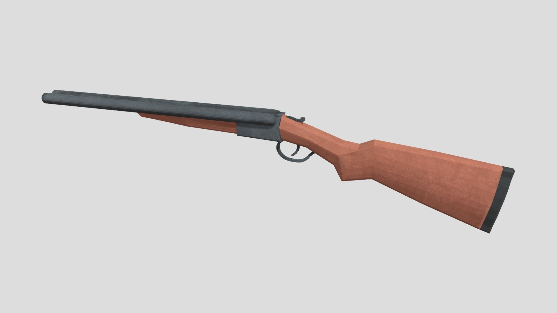 Double Barrel - Download Free 3D model by jakerc10 [cb536f7] - Sketchfab