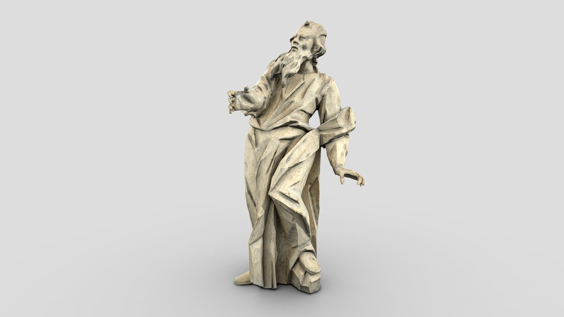 Figure of a Saint - 3D model by MyFutureHeritage [cb53fc2] - Sketchfab