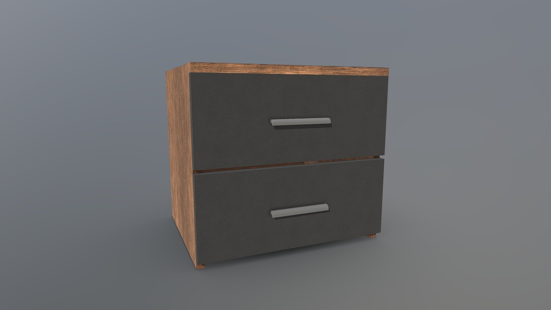 Modern Wooden Bedside Table Free - Download Free 3D model by M4nT1Core [cb5896d] - Sketchfab
