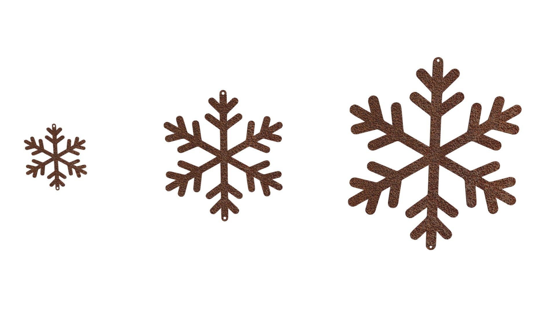 Flocons Noël - 3D model by Dhacier [cb59d9f] - Sketchfab