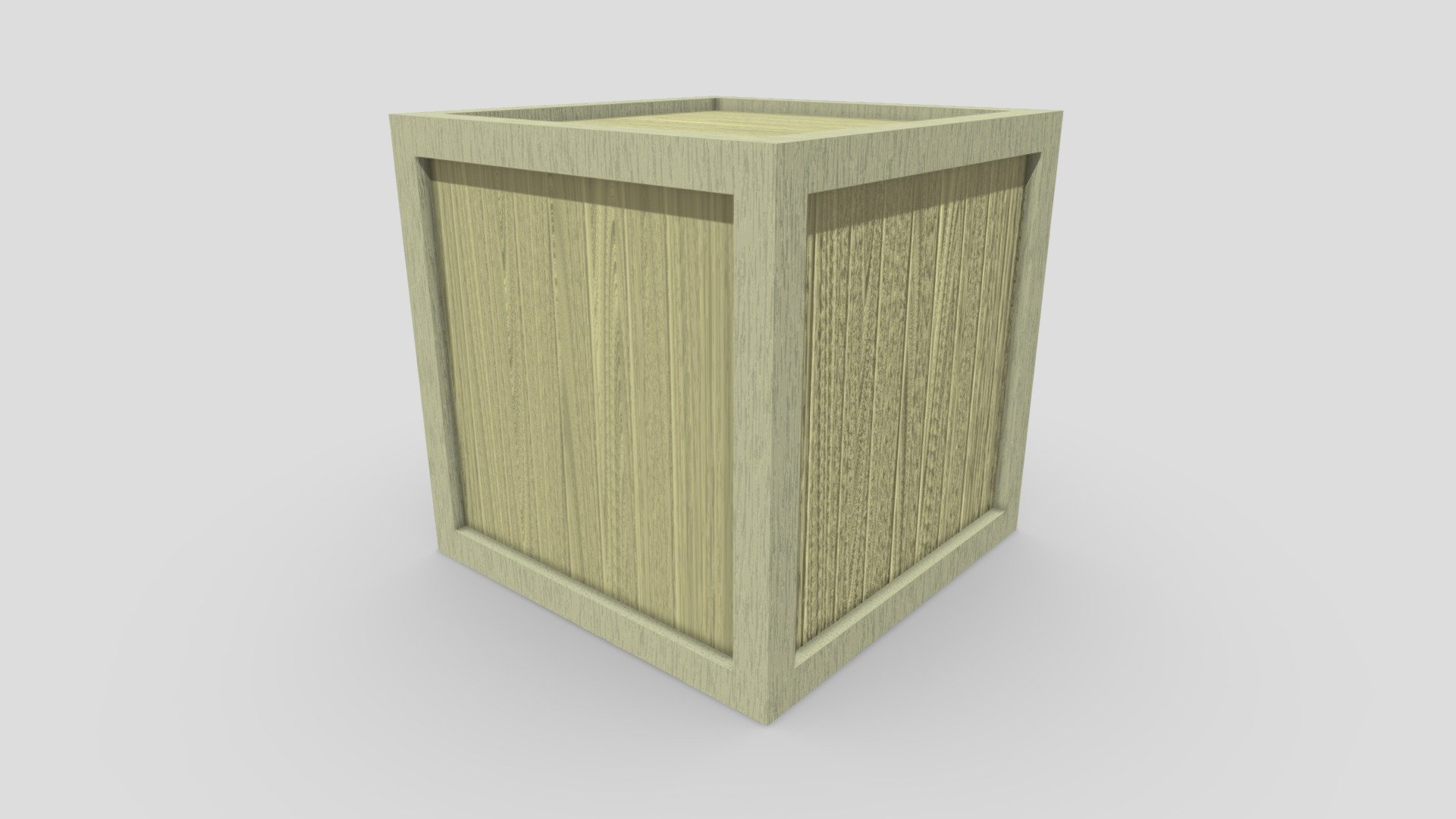 Low Poly Wooden Crate 6 - Buy Royalty Free 3D model by Pickle55100 ...