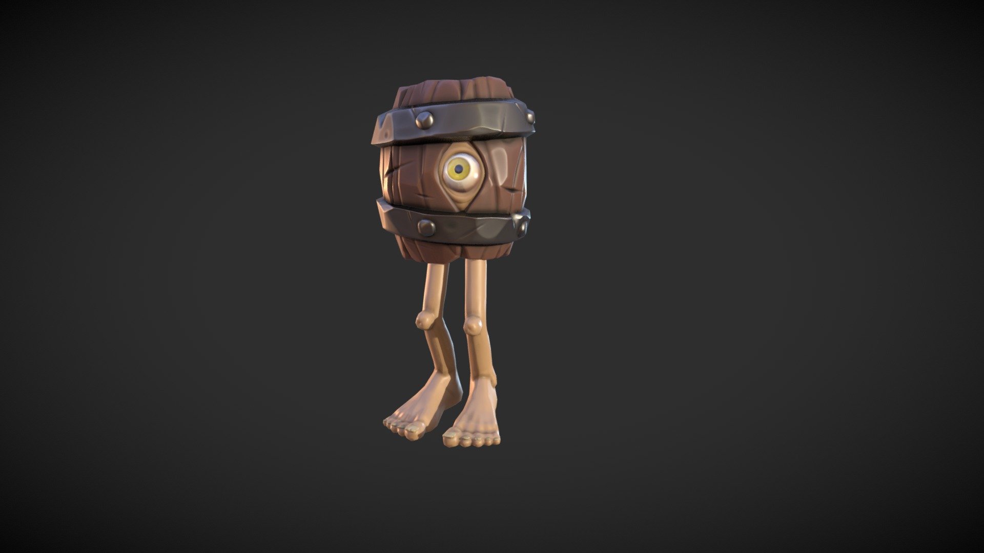 Barrel Guy - 3D model by conradpfay (@dapperdonut) [cb5b47c] - Sketchfab