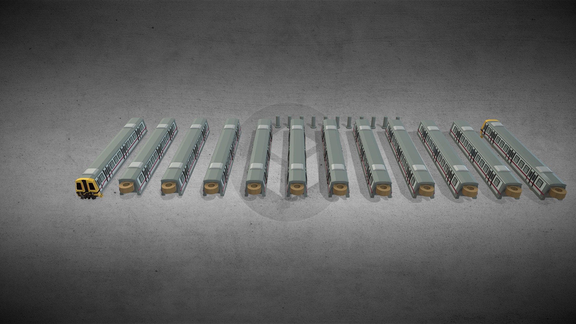 1/400 Metro Cammell EMUs For 3D printing - Buy Royalty Free 3D model by businessyuen [cb5b5fd ...