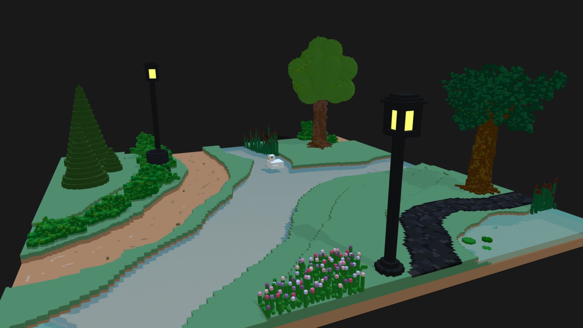 park - 3D model by s25024 [cb5eb8a] - Sketchfab