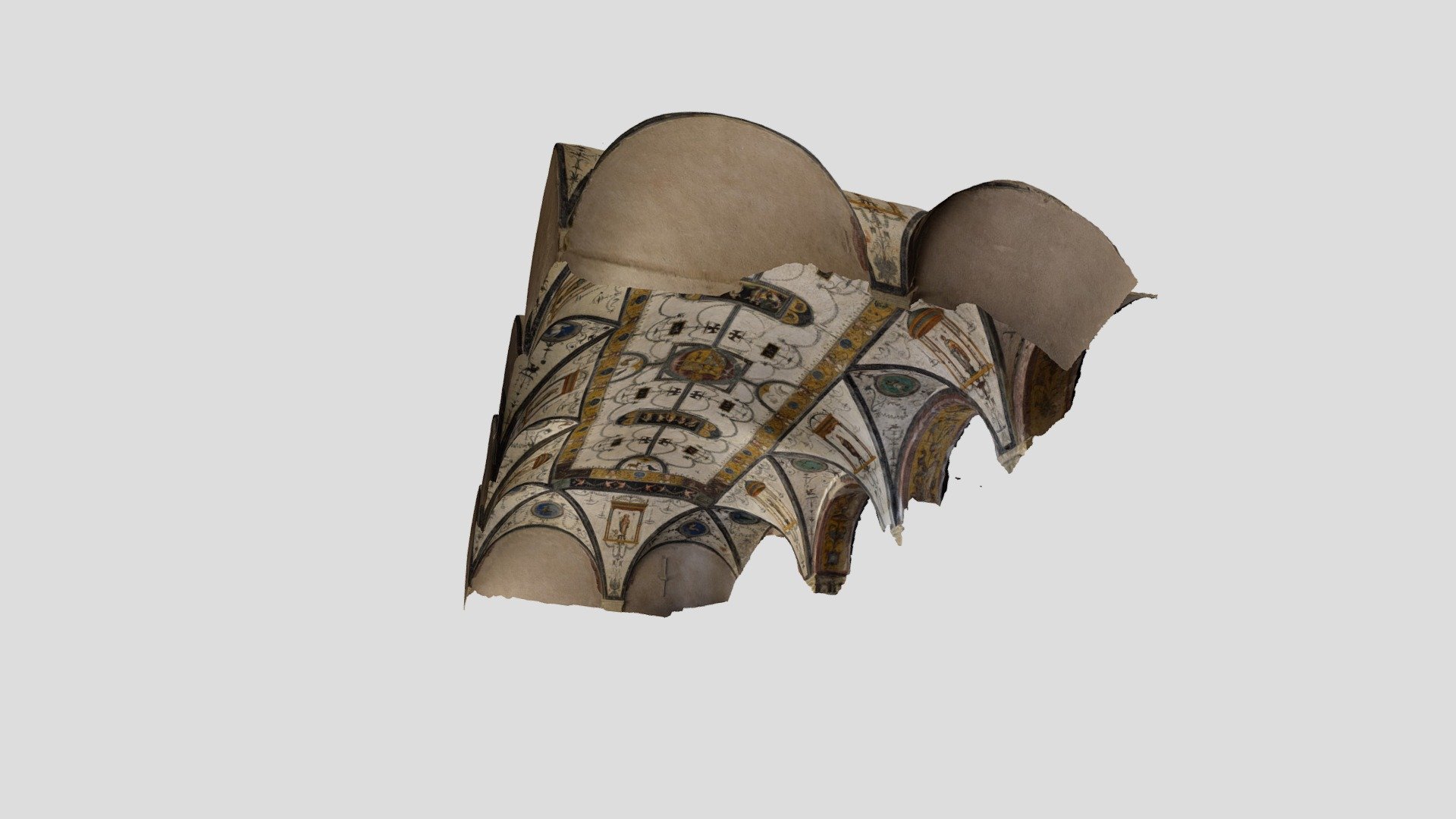 Aula Isiaca con Loggia Mattei - 3D model by Paul C (@clemp) [cb5efc5 ...