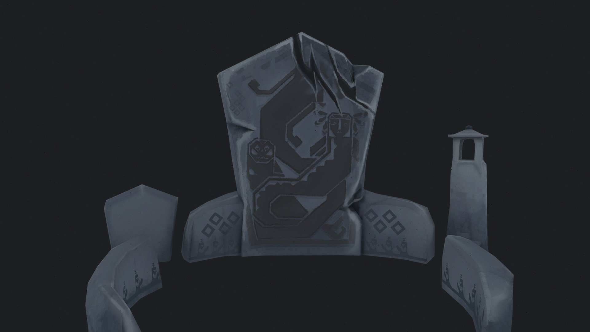 DR - Stylized Fish God Shrine - 3D model by heartsinge [cb6059c ...