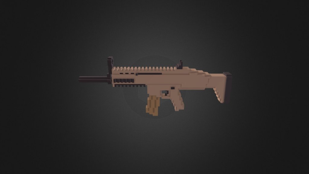 FN-SCAR - 3D model by Anomaly Artz (@AnomalyAlpha) [cb62066] - Sketchfab