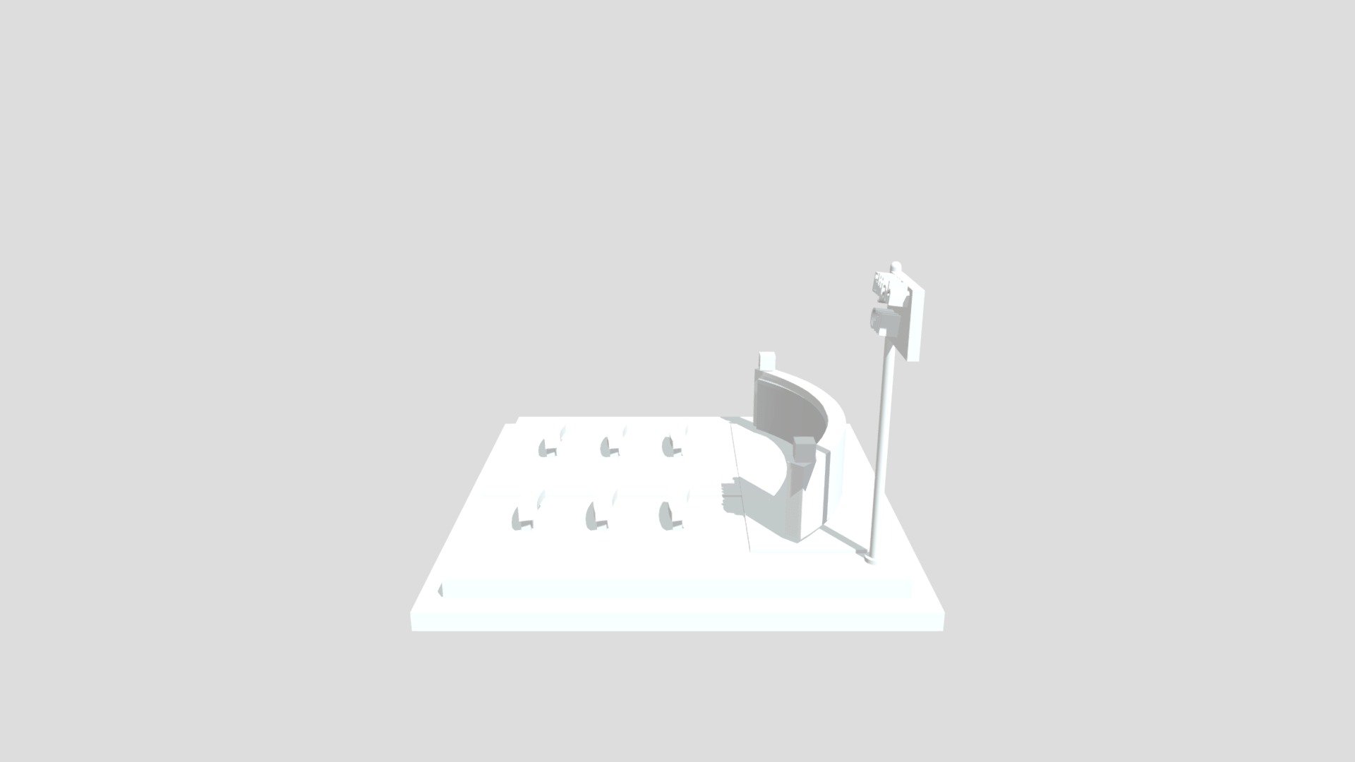 Memorial Wall Curved - Download Free 3D model by 113 (@gill113 ...