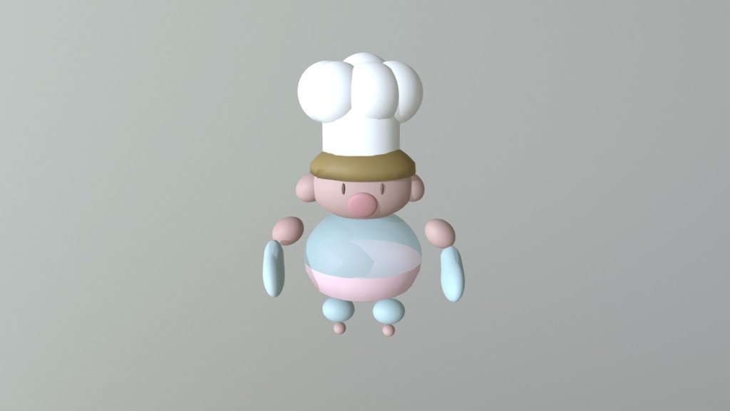 Chef Character - 3D model by Tynan (@tynansam) [cb6365a] - Sketchfab