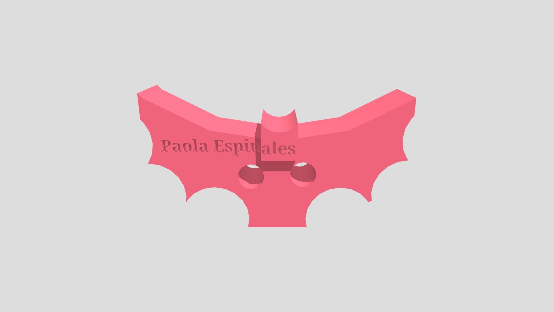 Bat Button - 3D model by 010088036 [cb67205] - Sketchfab