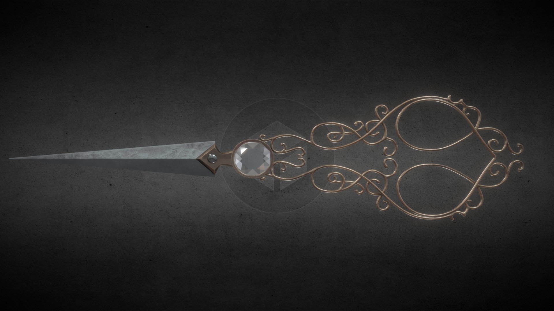 Vintage Scissors - 3D model by aneeqayounas [cb68069] - Sketchfab