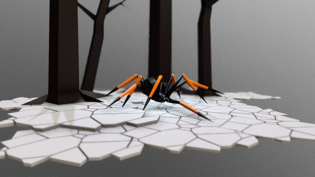 Low Poly Animals Pack (Spider) - 3D model by padfieldelliot [cb68f6b ...