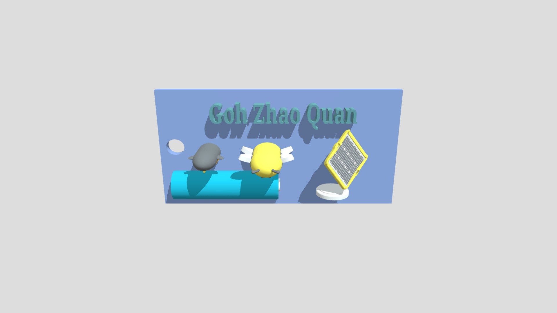 Name Keychain- Goh Zhao Quan (1) - Download Free 3D model by goh_zhao ...