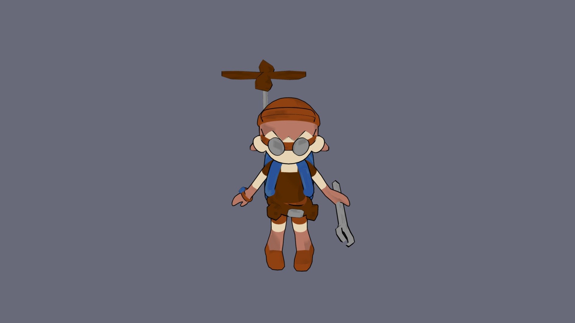 Chibi Mechanic Girl - Download Free 3D model by atki6087 [cb6d0f1 ...