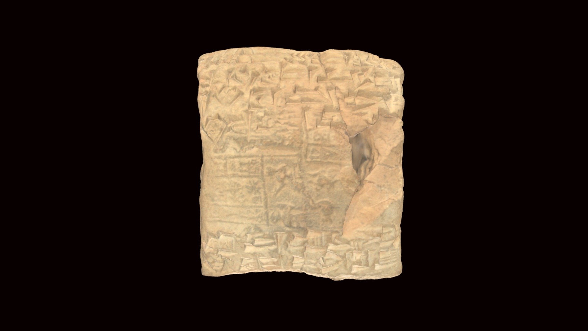 Cuneiform Tablet HMANE1909.5.6B - 3D model by Harvard Museum of the ...