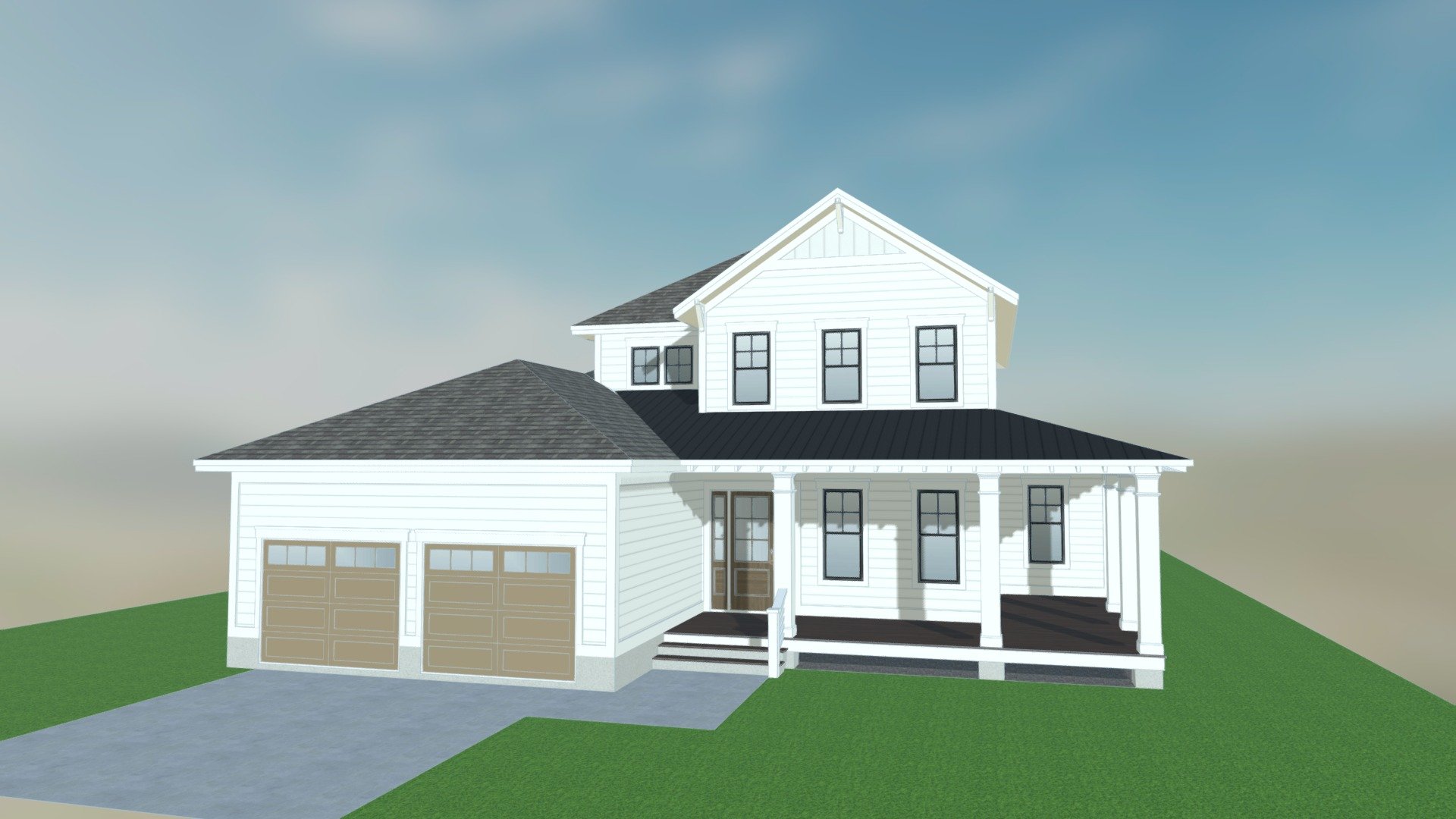 Oak Hill 2 - HGTV Smart Home 2022 - 3D model by SDC House Plans ...
