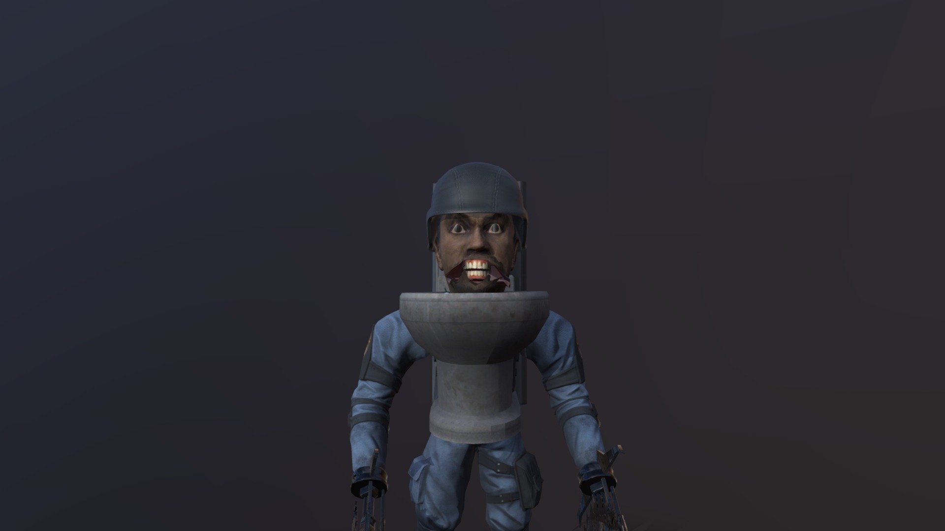 SWAT Police Buzzsaw Mutant Toilet - Download Free 3D model by User09 ...