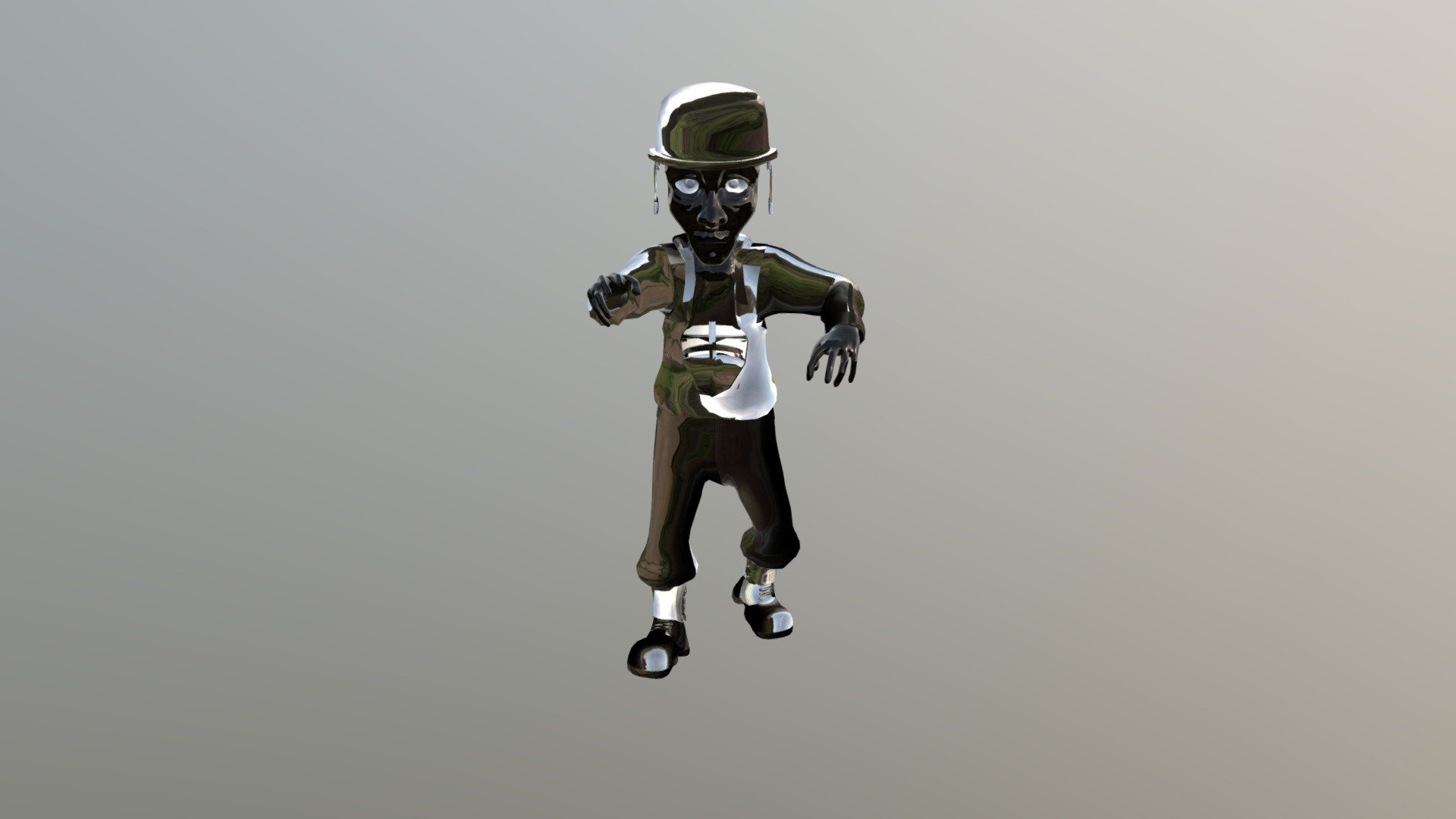 Posed_Zombie_Character - 3D model by adontus [cb726f6] - Sketchfab