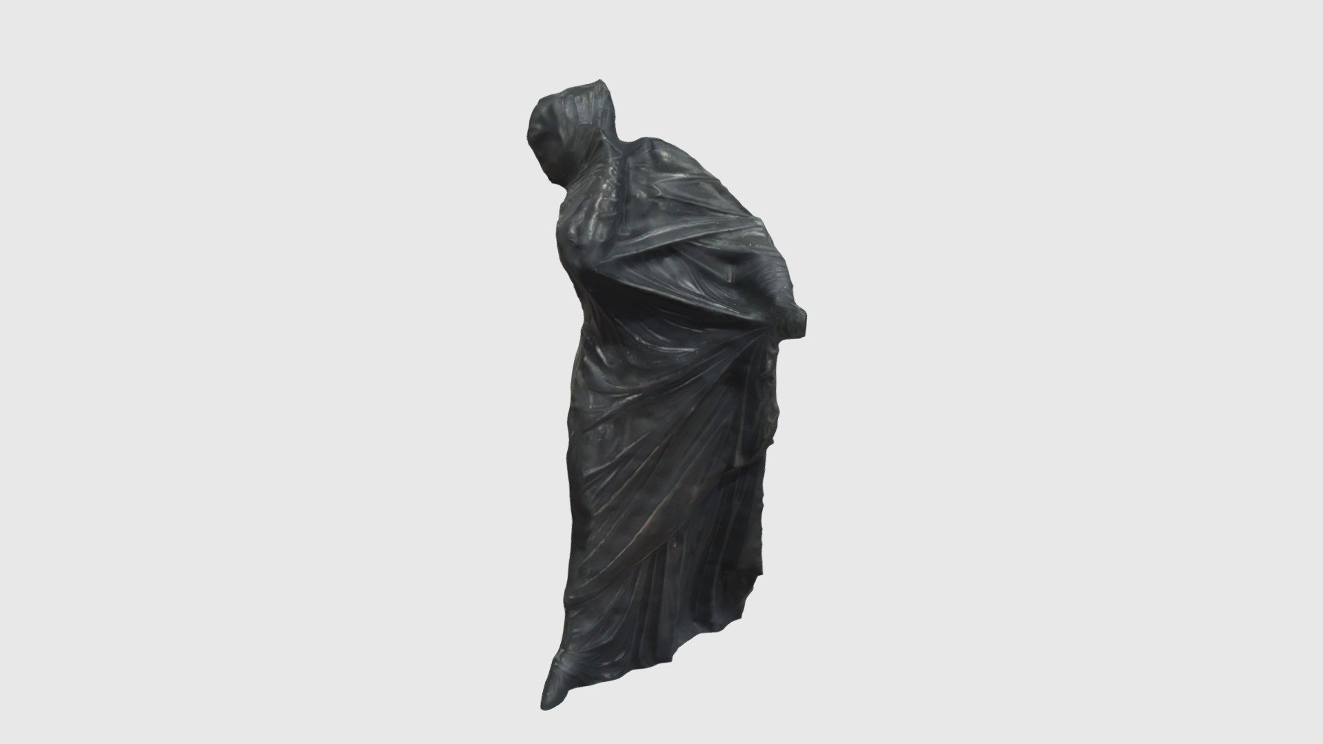 43 - Bronze Statuette of a Veiled Dancer - Download Free 3D model by ...