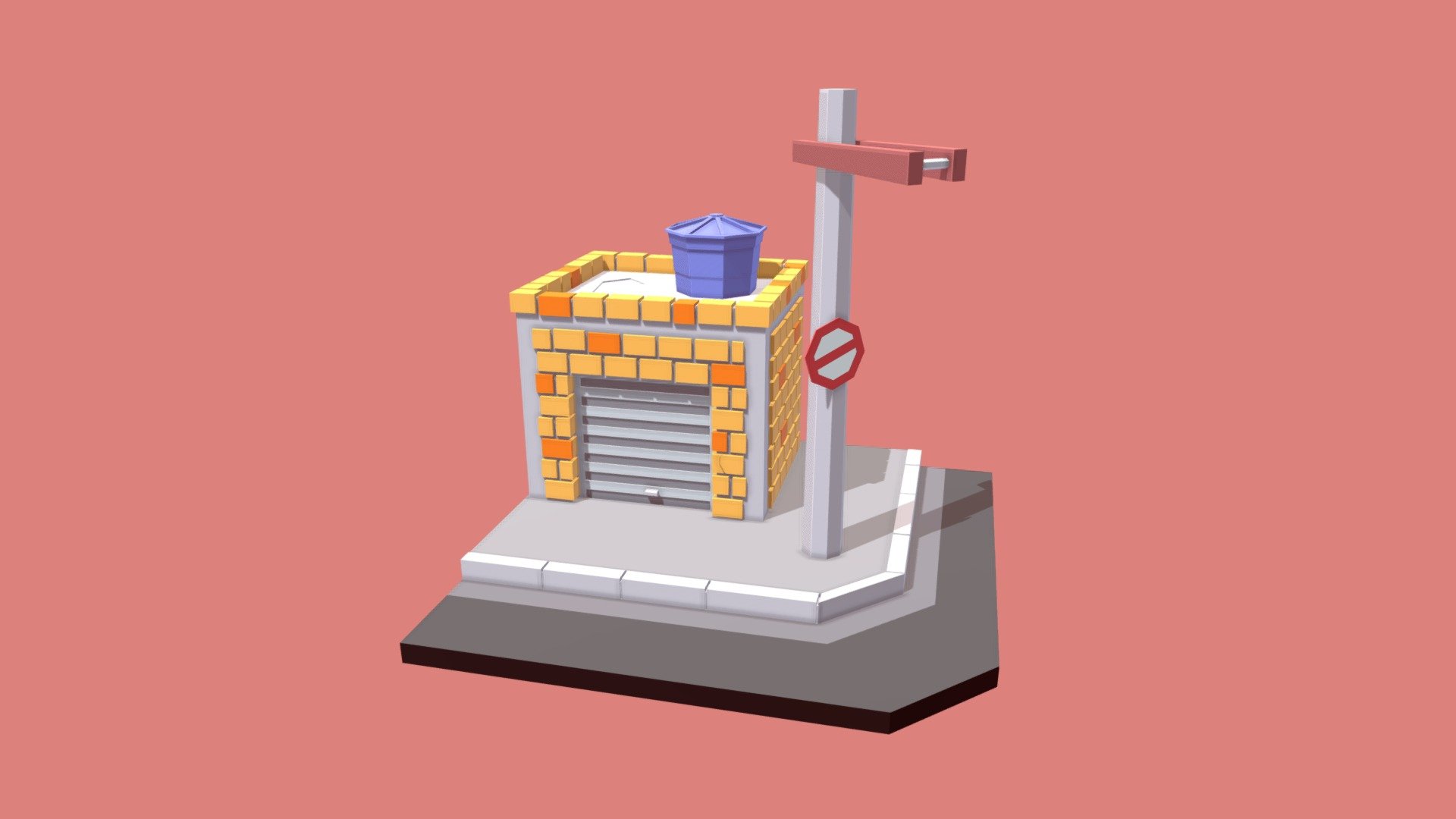 Casa Low Poly - 3D model by Samuel Aragão (@SamCoruja) [cb74808 ...