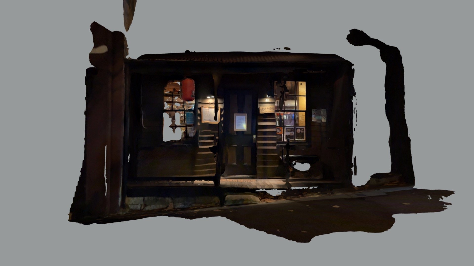 Umami Dojo Facade At Night - Download Free 3D model by Jimmy Gunawan ...