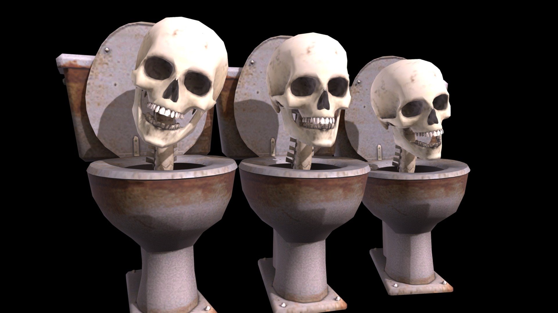 Skull Toilet - 3D model by NOB (@gmanhl2) [cb77d75] - Sketchfab