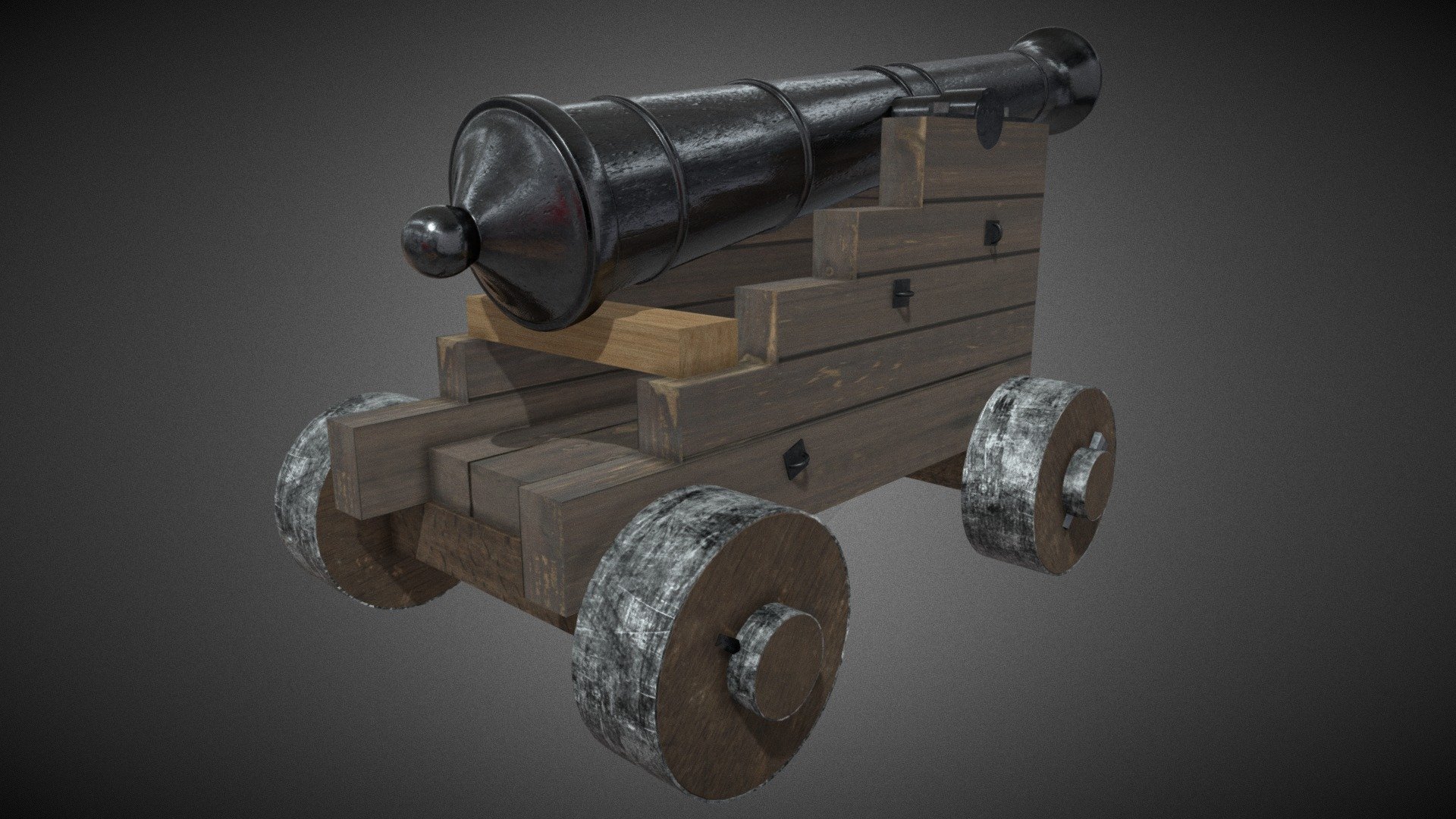 Cañón - Download Free 3D model by Orking [cb78ccb] - Sketchfab